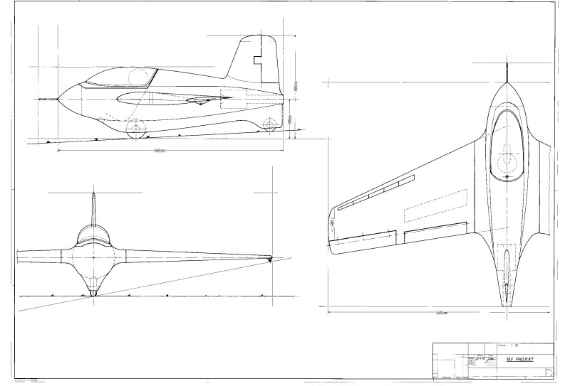 Joachim Beh's Komet scaled replica concept