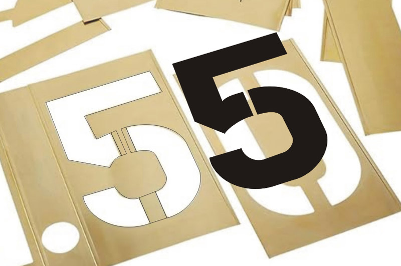 US Airforce Fonts used on fins of F-105s in the 1970s - Aircraft Cold ...